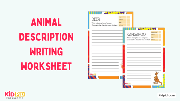 Animal Description Writing Worksheet - Kidpid