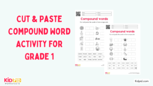 Cut & Paste Compound Word Activity For Grade 1 - Kidpid