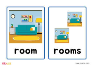 Singular and Plural Nouns Flashcards - Kidpid