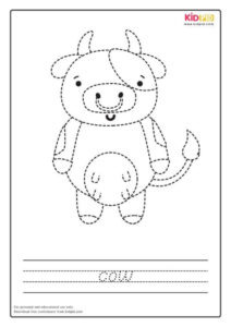 Tracing Animals Fine Motor Tracing Skill Book Worksheet - Kidpid