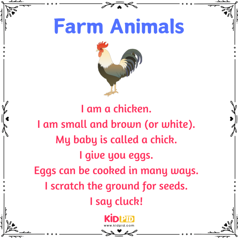Farm Animals Reading Book for Kindergarten - Kidpid