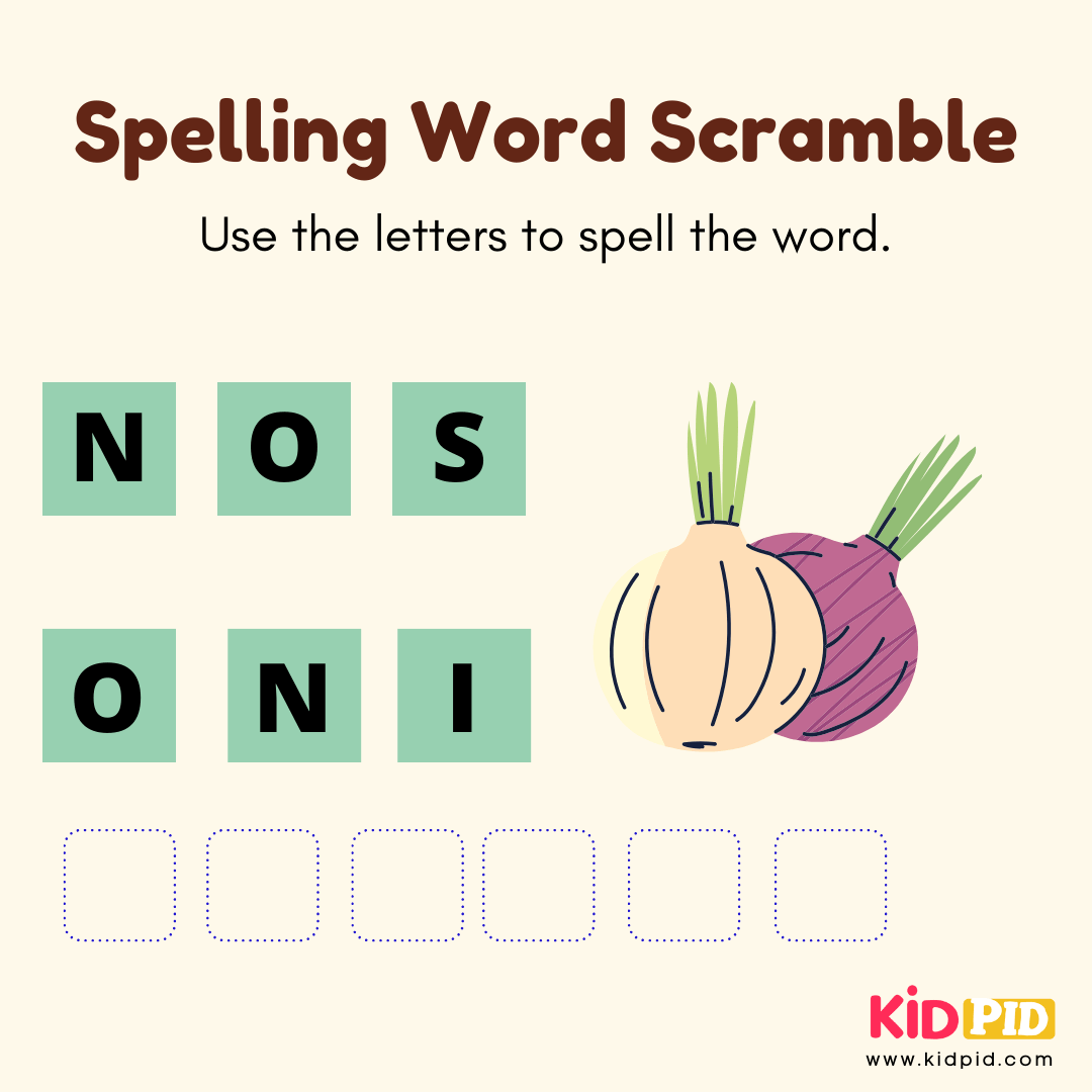 Spelling Word Scramble Worksheets For Grade 2 - Kidpid