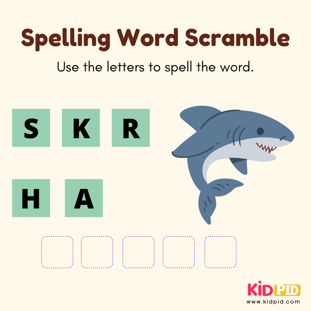Spelling Word Scramble Worksheets For Grade 2 - Kidpid
