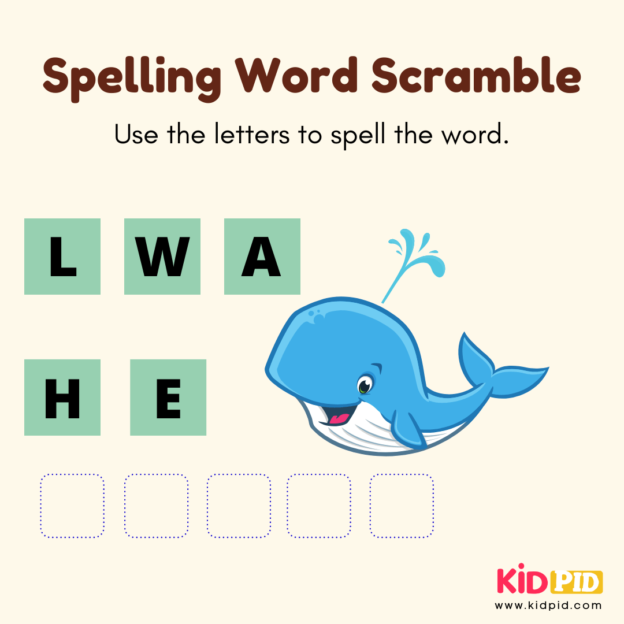 Spelling Word Scramble Worksheets For Grade 2 - Kidpid