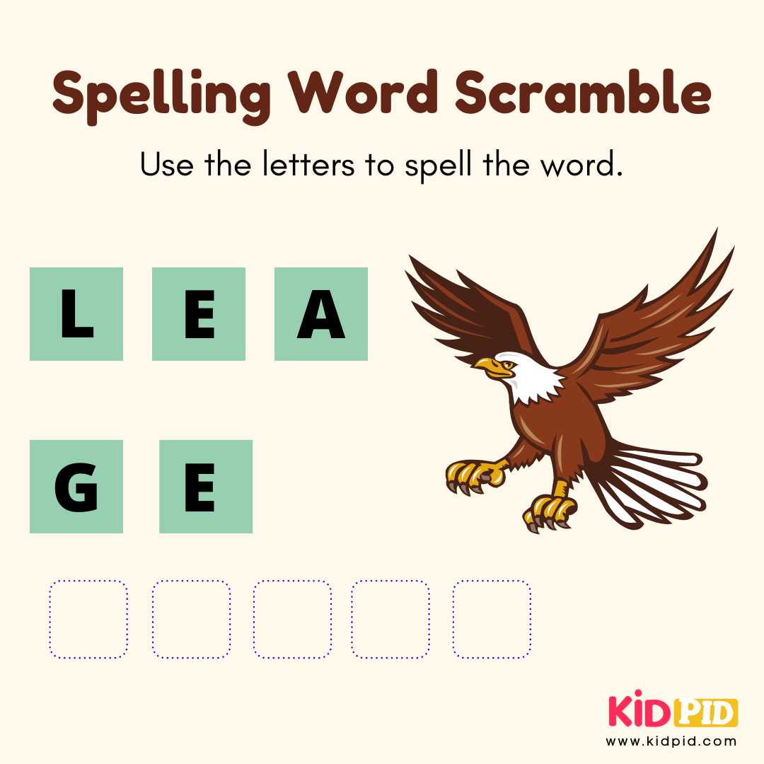 Spelling Word Scramble Worksheets For Grade 2 - Kidpid