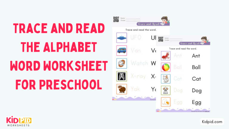 Tracing Letter Worksheets for Kids - Kidpid