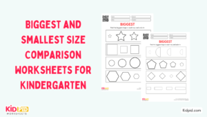 Biggest and Smallest Size Comparison Worksheet for Kindergarten - Kidpid
