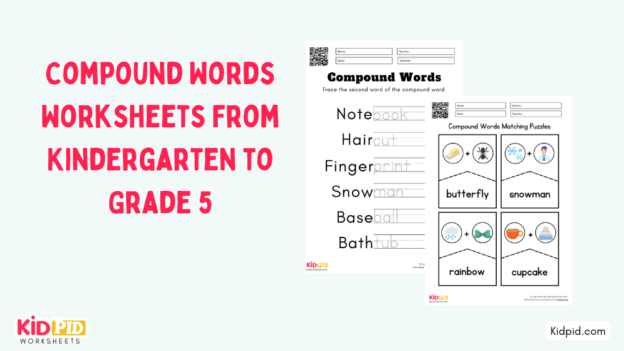 Compound Words Worksheets From Kindergarten to Grade 5 - Kidpid