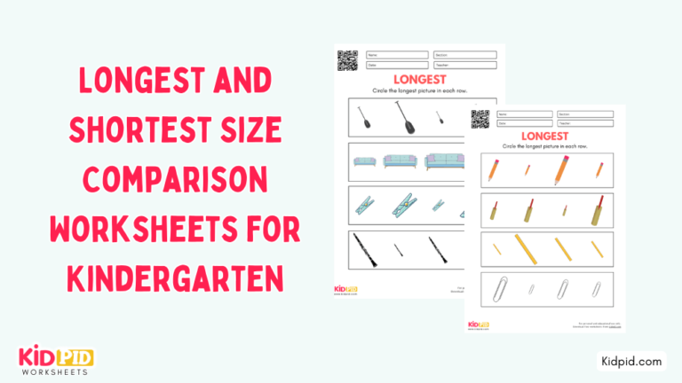 Compare Length of Objects Worksheets for Grade I - Kidpid