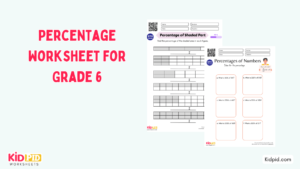 Percentage Worksheet for Grade 6 - Kidpid
