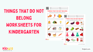 Things That Do Not Belong Worksheet for Kindergarten - Kidpid