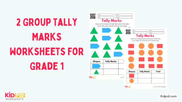 2 Group Tally Marks Worksheet For Grade 1 - Kidpid