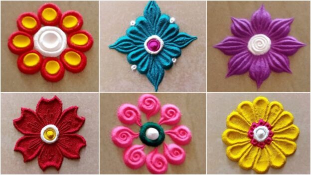 6 Simple & Easy Rangoli Design Ideas For Kids - Kidpid
