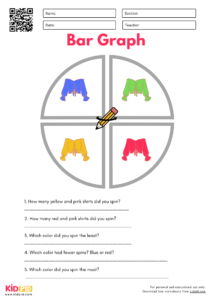 Data Analysis with Bar Graph Worksheet For Grade 3 - Kidpid