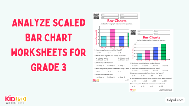 Analyze Scaled Bar Chart Worksheet For Grade 3 - Kidpid