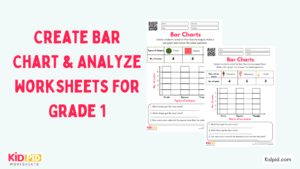 Create Bar Chart & Analyze Worksheet For Grade 1 - Kidpid