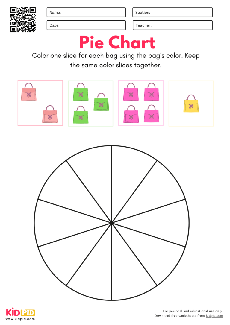 Creating Pie Charts Worksheet For Grade 2 - Kidpid