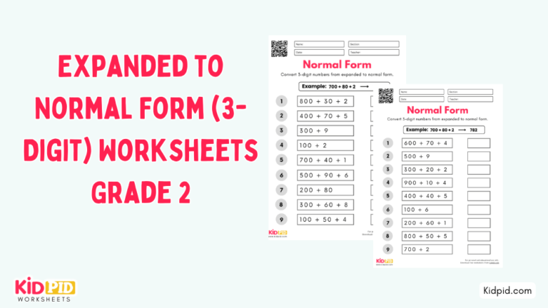 Build 5-Digit Numbers from Parts - Place Value Worksheets For Grade 3 ...