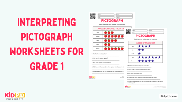 Interpreting Pictograph Worksheet For Grade 1 - Kidpid