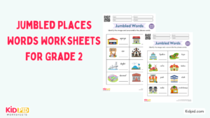 Jumbled Places Words Worksheet for Grade 2 - Kidpid