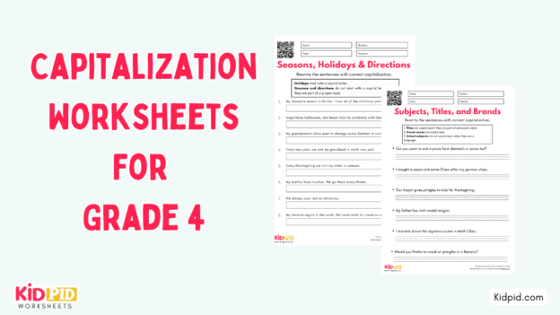Capitalization Worksheet For Grade 4 - Kidpid