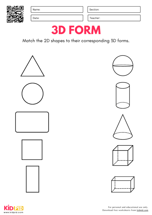 Geometry Worksheets For Grade 3 - Kidpid