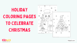Holiday Coloring Pages to Celebrate Christmas - Kidpid