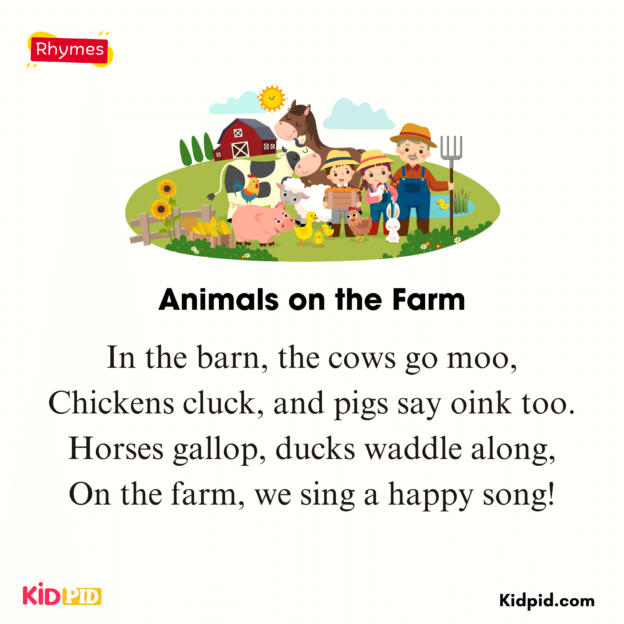 Short Animal Rhyming Stories for Kids - Kidpid