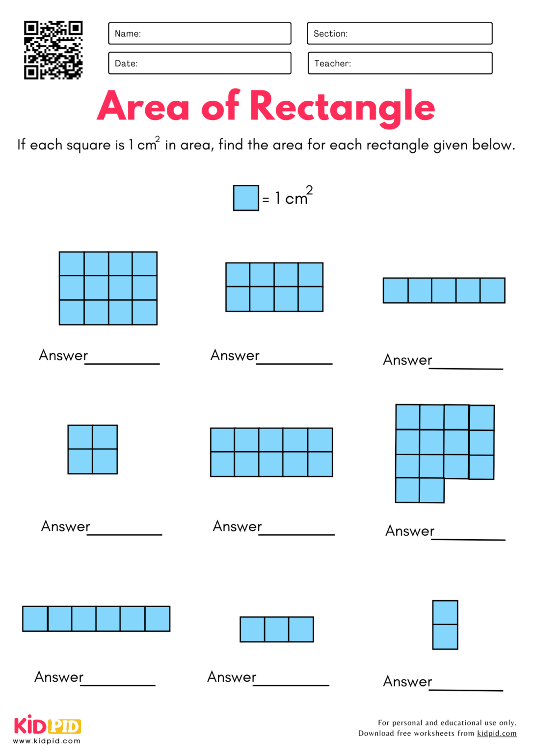 Geometry Worksheets For Grade 2 - Kidpid