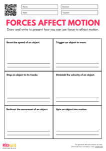 Forces & Machines Worksheet For Grade 2 - Kidpid