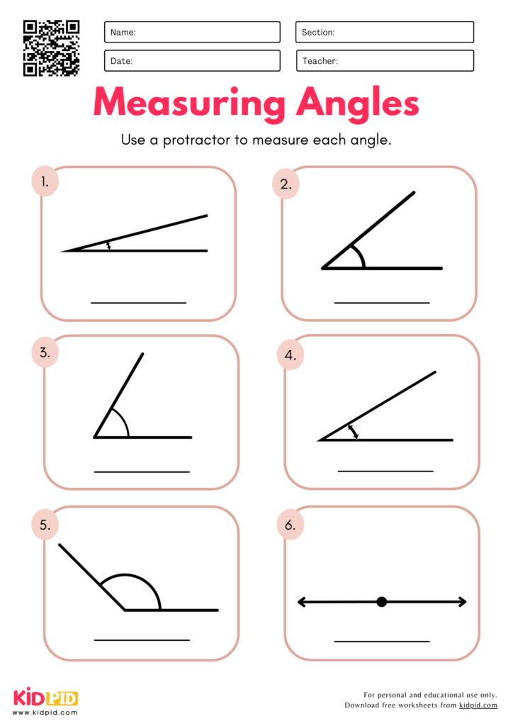 Geometry Worksheets For Grade 4 - Kidpid