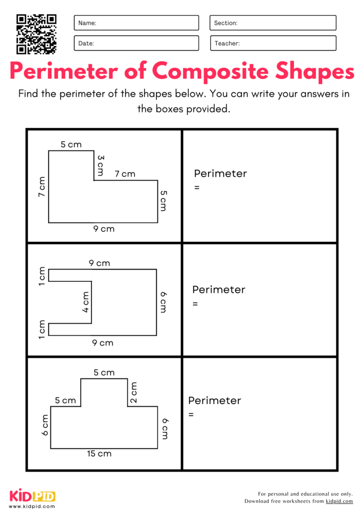 Geometry Worksheets For Grade 6 - Kidpid