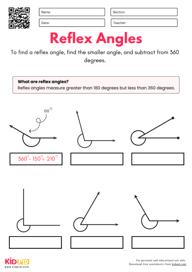 Geometry Worksheets For Grade 6 - Kidpid