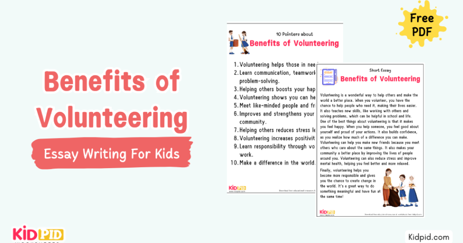 Essay - Benefits of Volunteering - Kidpid