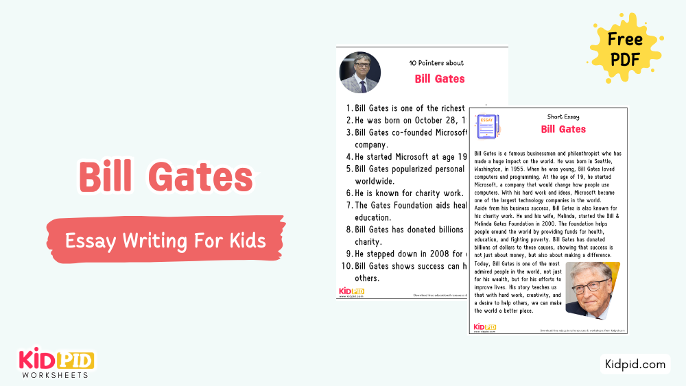 Essay - Bill Gates - Kidpid