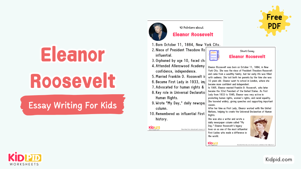 Essay - Eleanor Roosevelt - Kidpid