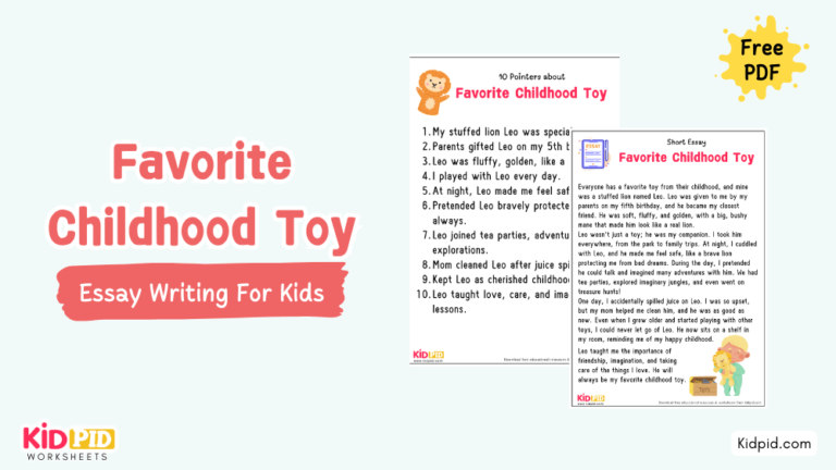 Essay - Favorite Childhood Toy - Kidpid