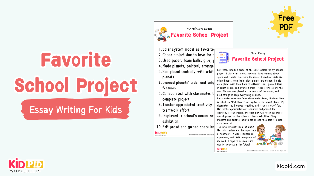 Essay - Favorite School Project - Kidpid