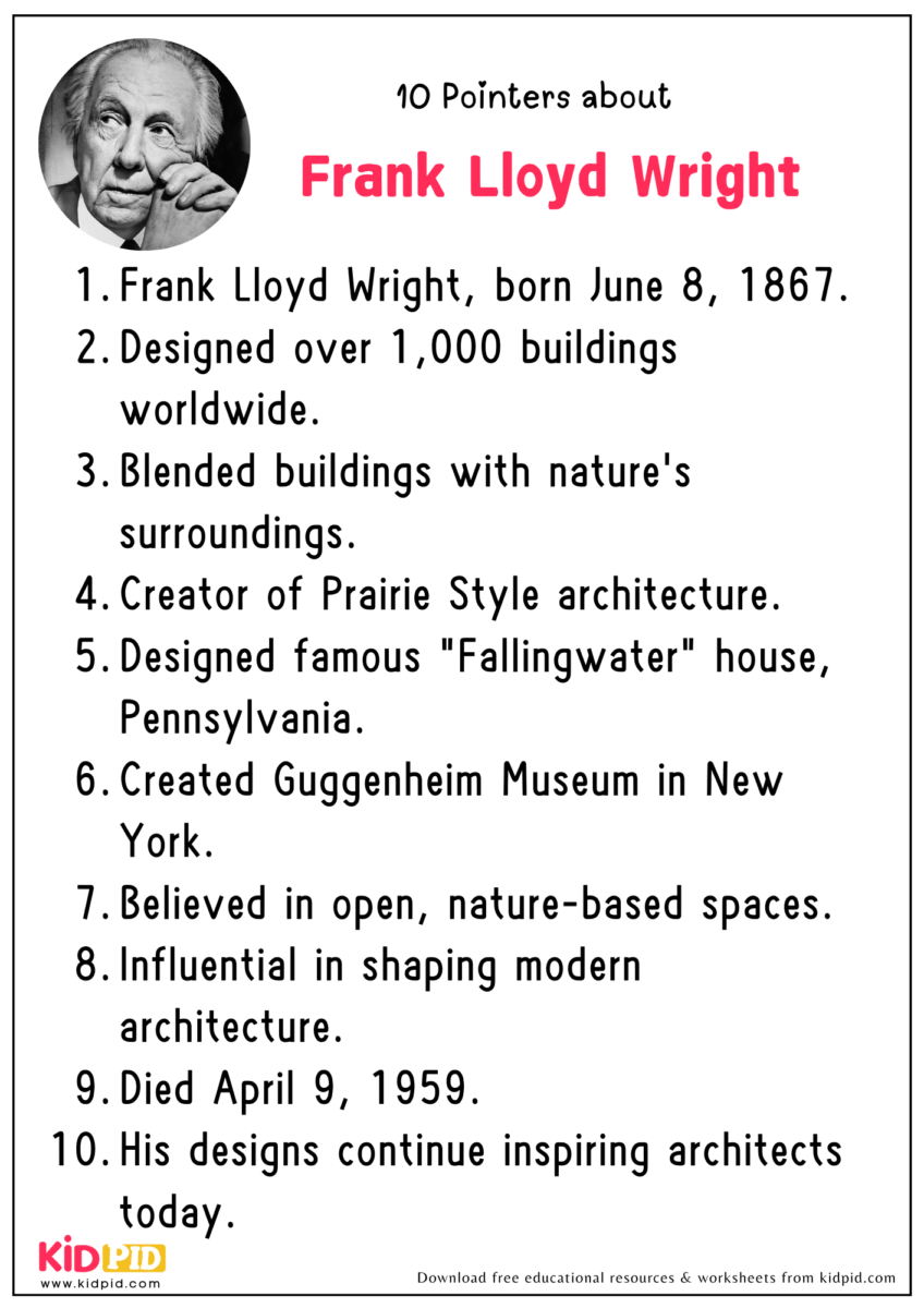 Essay - Frank Lloyd Wright - Kidpid