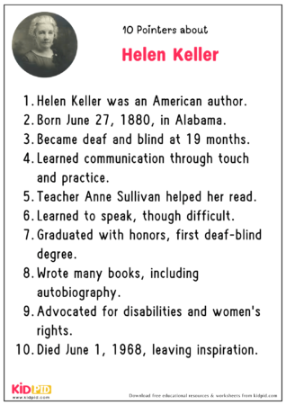 Essay - Helen Keller - Kidpid