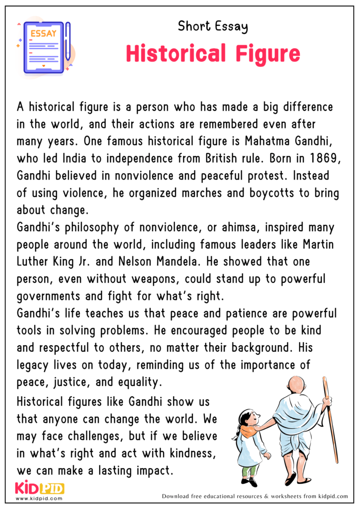 Essay - Historical Figure - Kidpid