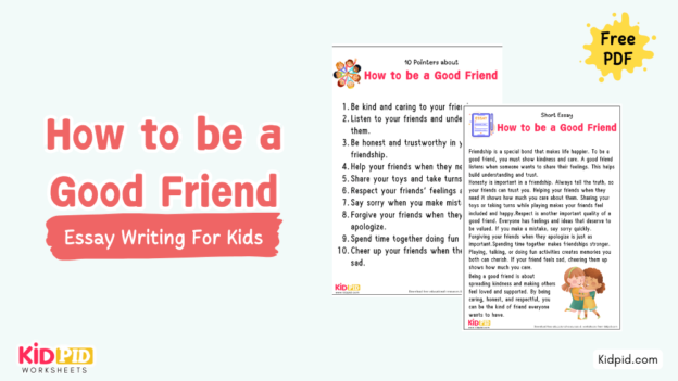 Essay - How to be a Good Friend - Kidpid
