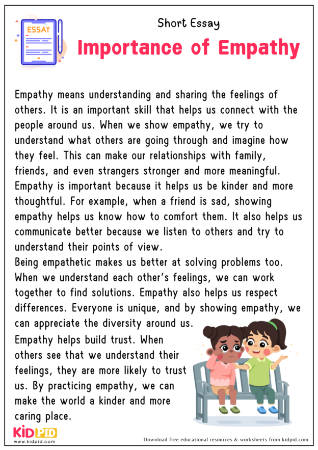 Essay - Importance of Empathy - Kidpid