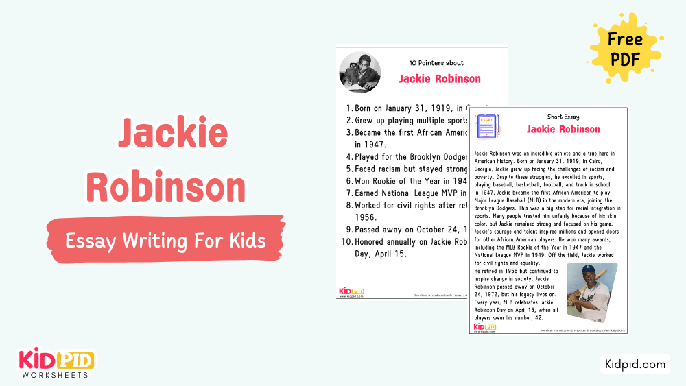Essay - Jackie Robinson - Kidpid