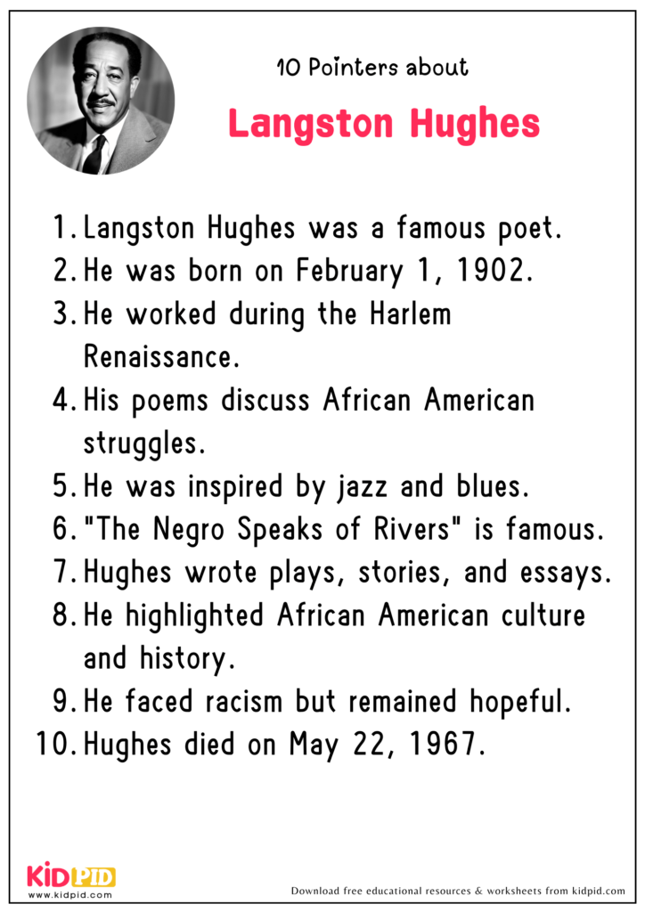 Essay - Langston Hughes - Kidpid