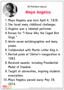 Essay - Maya Angelou - Kidpid