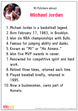 Essay - Michael Jordan - Kidpid