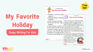 Essay - My Favorite Holiday - Kidpid