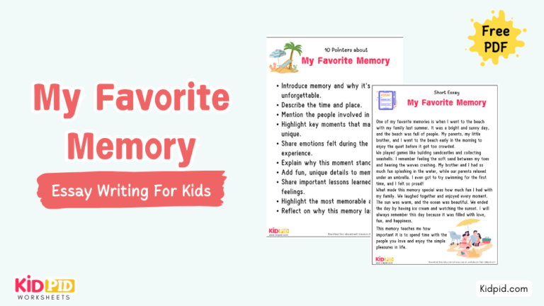 Essay - My Favorite Memory - Kidpid