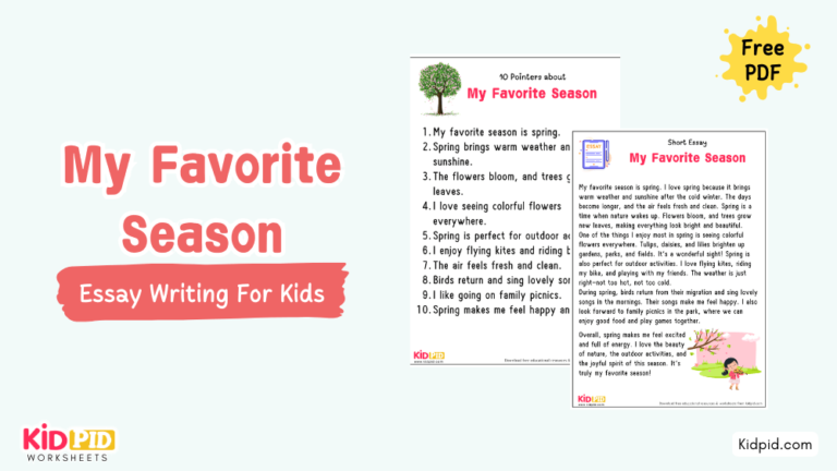 Essay - My Favorite Season - Kidpid